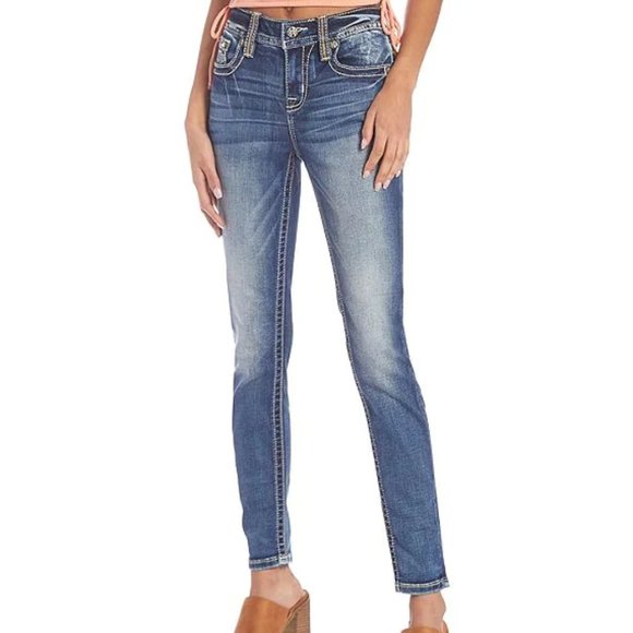 Miss Me | Jeans | Nwt 4 Miss Me Skinny Women Jeans 30x30 Faux Leather ...